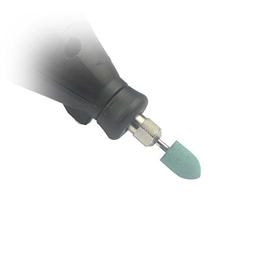 Carving Expert 100 Pcs Polishing Grinding Bits, 1/8 Inch Shank Wool/Sesame/Rubber/Cowhide/Abrasive Stone Grinding Tools