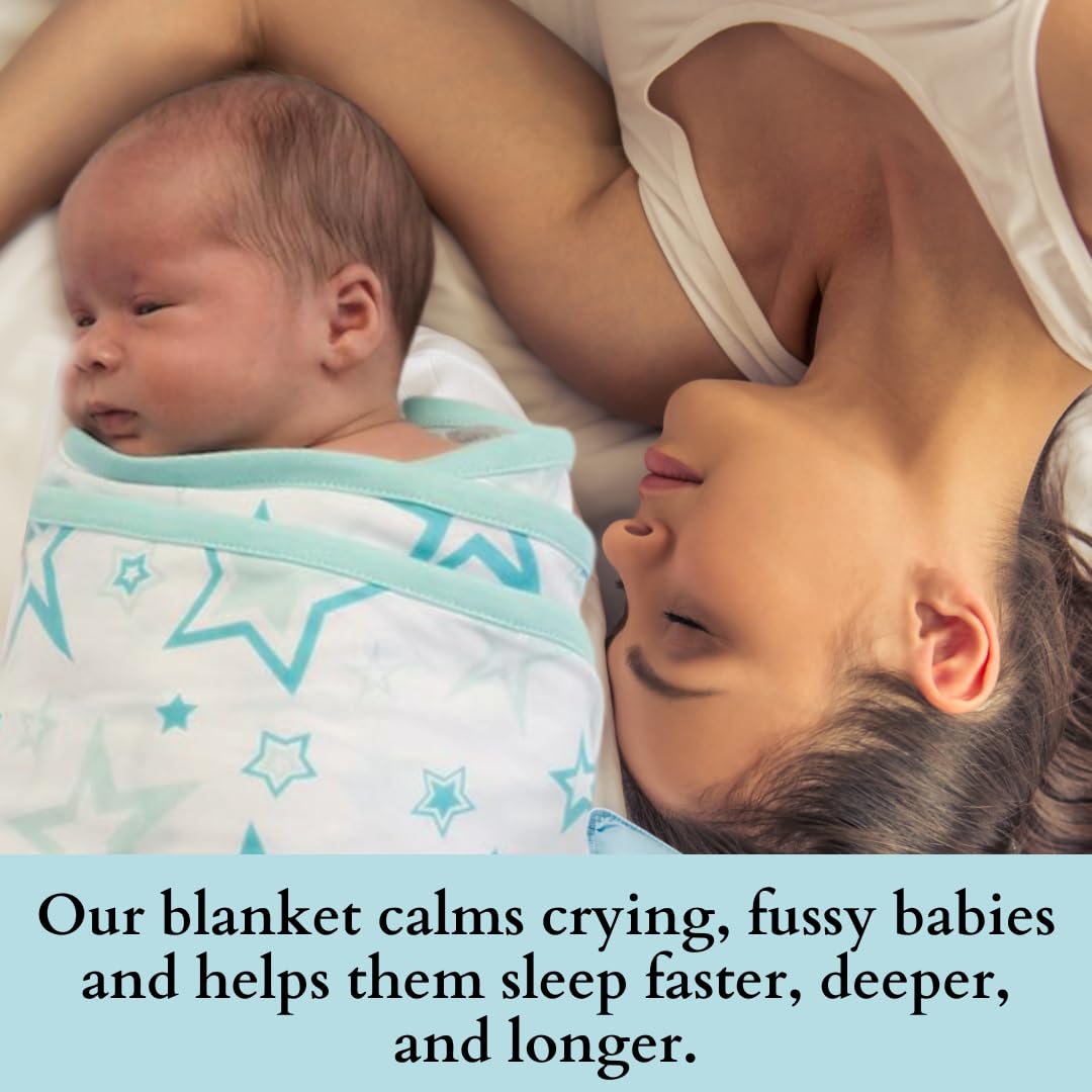 Miracle Blanket Swaddle Wrap - Boy, Girl, or Neutral Receiving Baby Blanket - Soft, Wearable Sleep Sack Essential for Newborns and Infants (Solid Heather Gray)