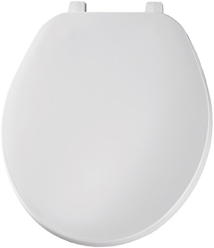 BEMIS 70 000 Toilet Seat, ROUND, Plastic, White