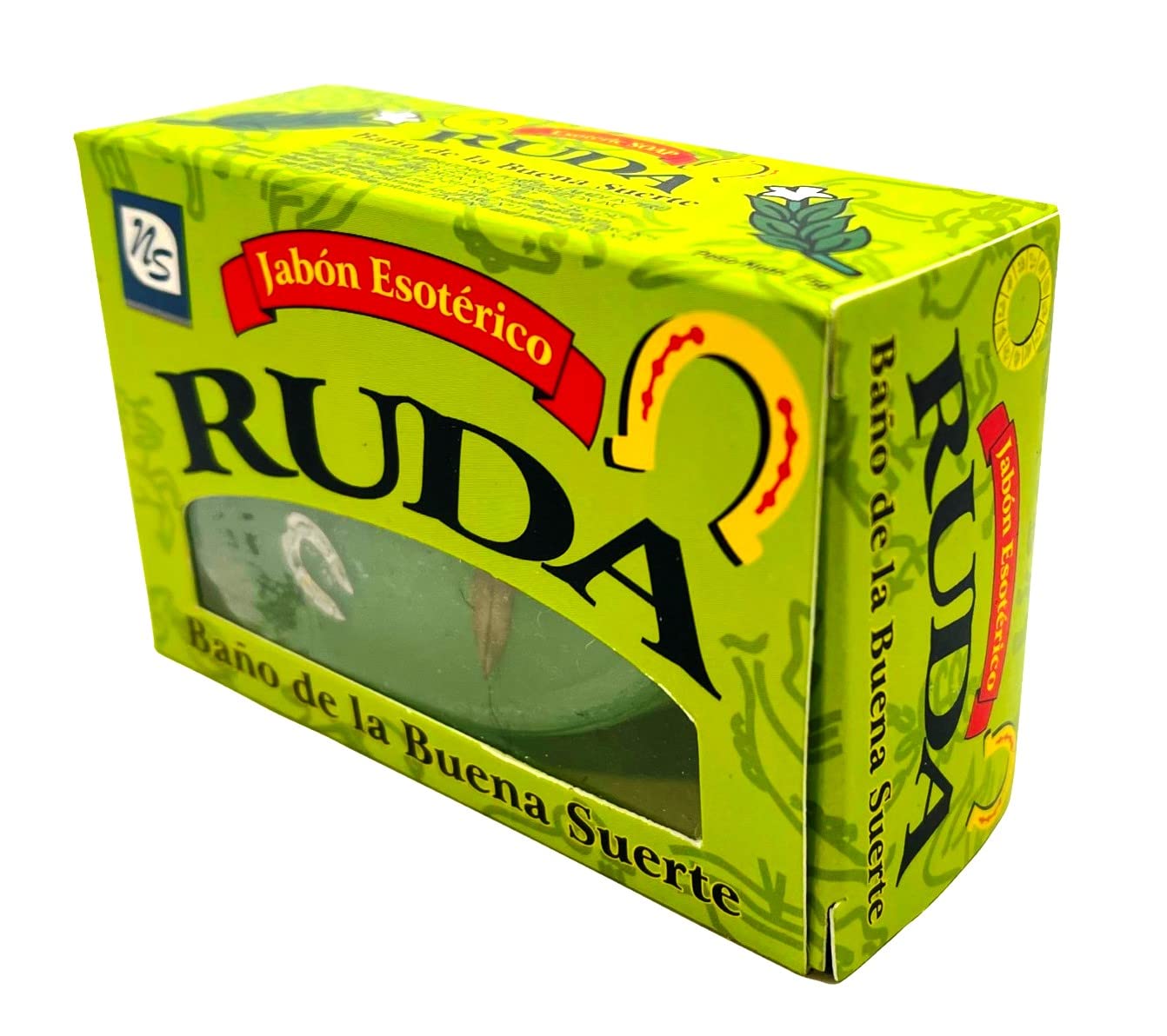 Nuestra Salud - Rue Herb Soap Bar - Gentle Moisturizing Action for Hand, Face, and Body - 100% Natural and Organic Soap for Healthy Skin