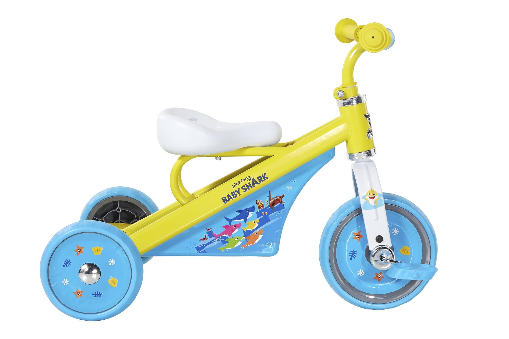 Dynacraft Baby Shark 10" Trike for Kids – Fun and Colorful Design, Sturdy and Safe, Perfect for Toddlers Learning to Ride, Easy to Assemble