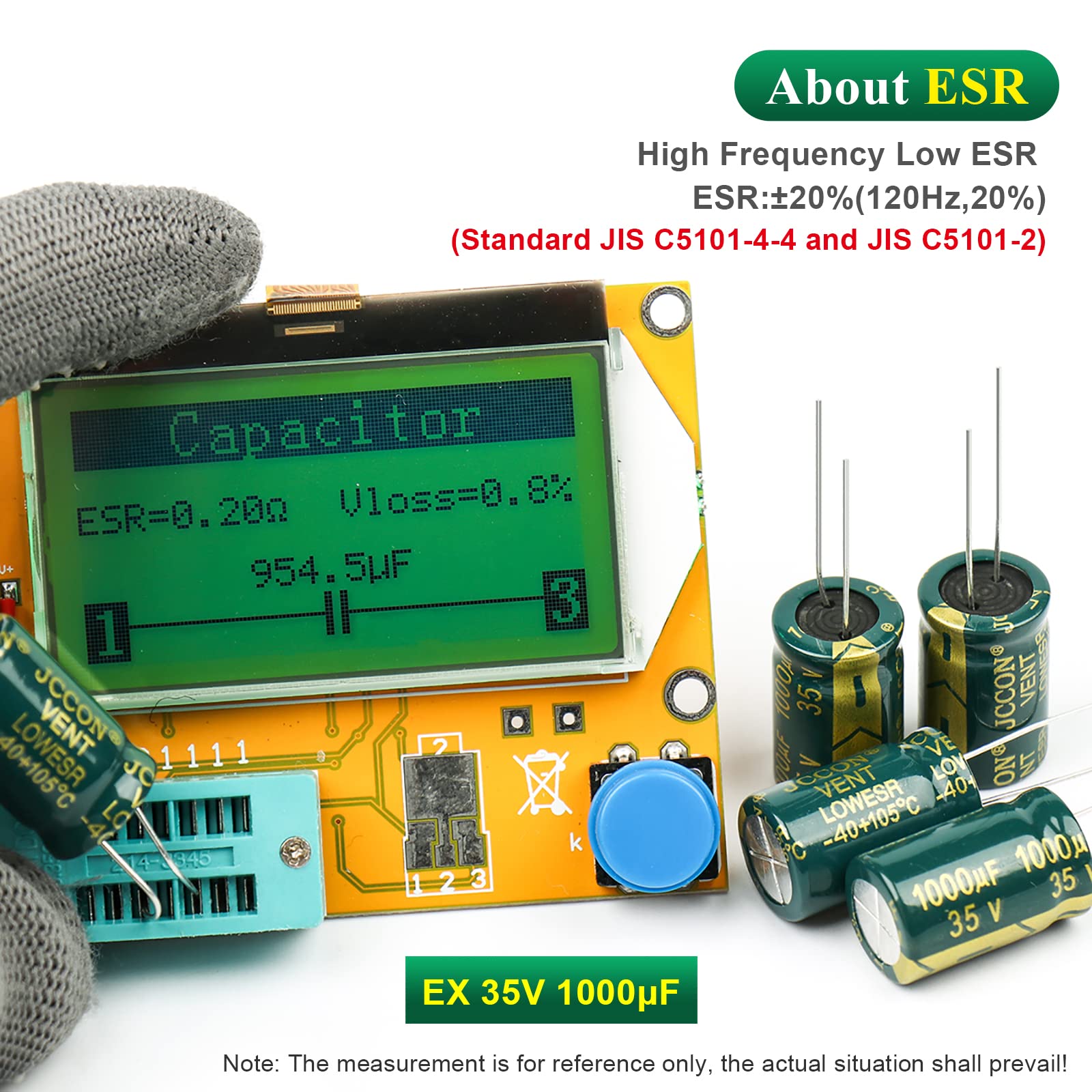 BEEYUIHF 2200UF MFD Capacitor 25V2200UF 13x21mm Aluminum Electrolytic Capacitors ±20% -40℃ to +105℃ (Pack of 5 Pcs)
