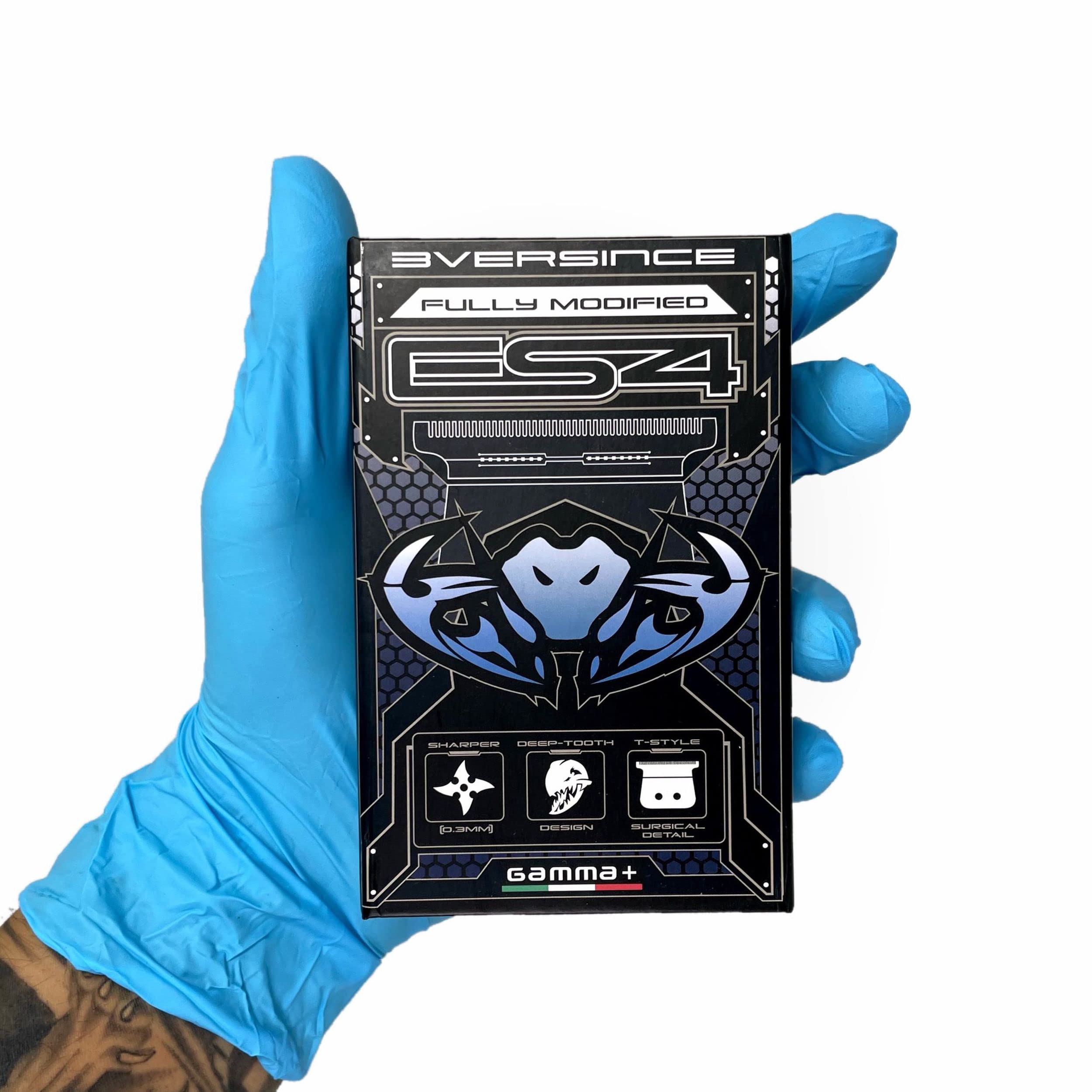 GAMMA+ 3Versince ES4 Deep Tooth DLC Ultimate Trimmer Blade Set with Deep Cutting Blade Fits Hitter, Evo, and Protege Models