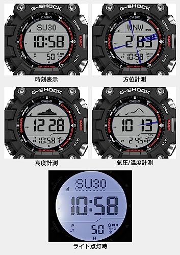 Casio GW-9500-1JF [G-Shock Master of G Series MUDMAN Triple Sensor Model] Watch Japan Import July 2023 Model