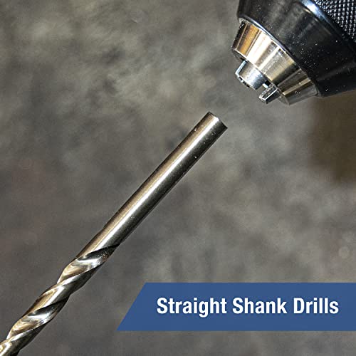 Century Drill & Tool 26529 Pro Grade Cobalt Drill Set, 29 Piece, Made in The USA, for Stainless Steel and Hard Metal