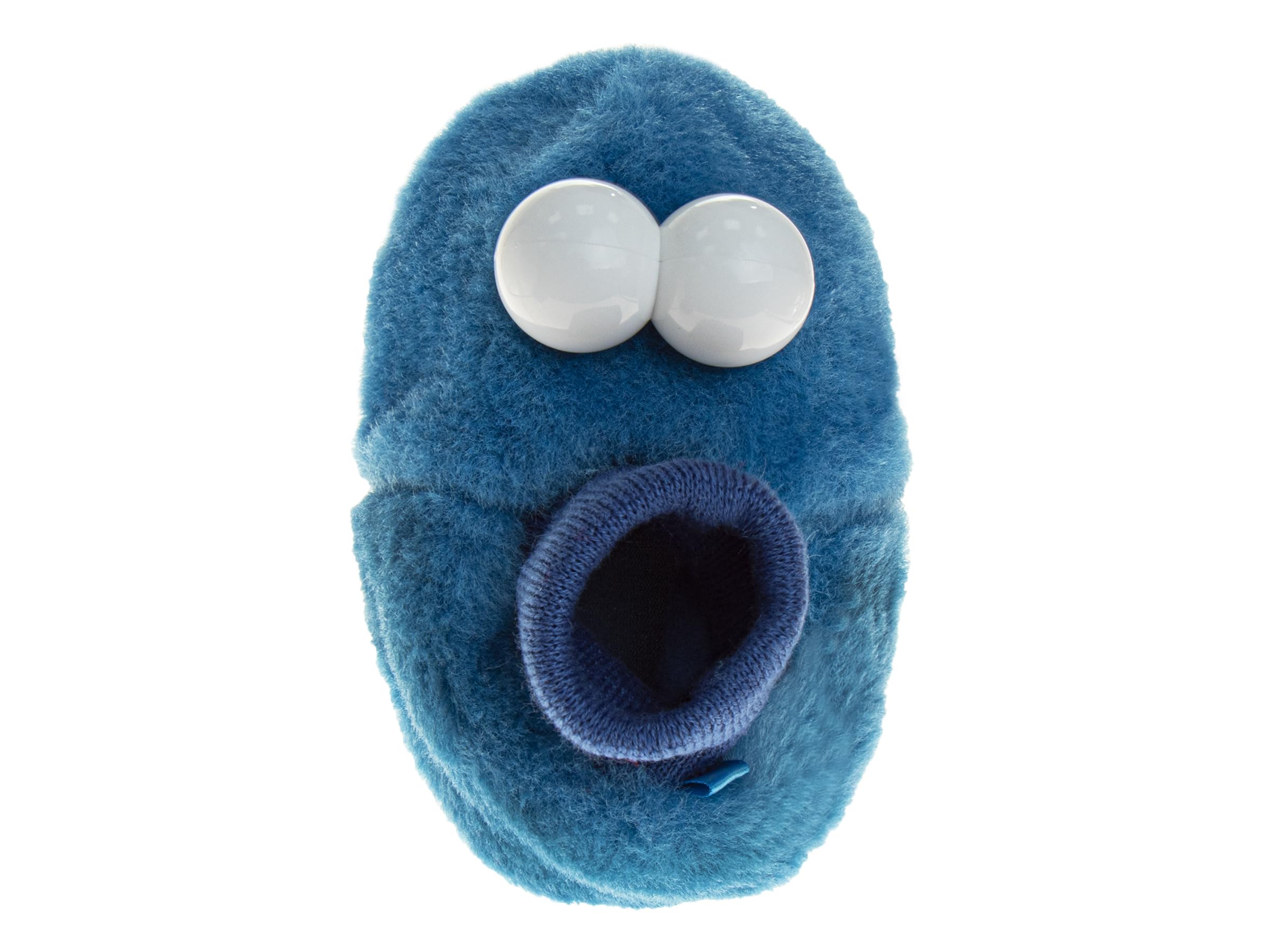 Sesame Street Baby Girls Cookie Monster Puppet Slipper, Blue, 5-6 Infant