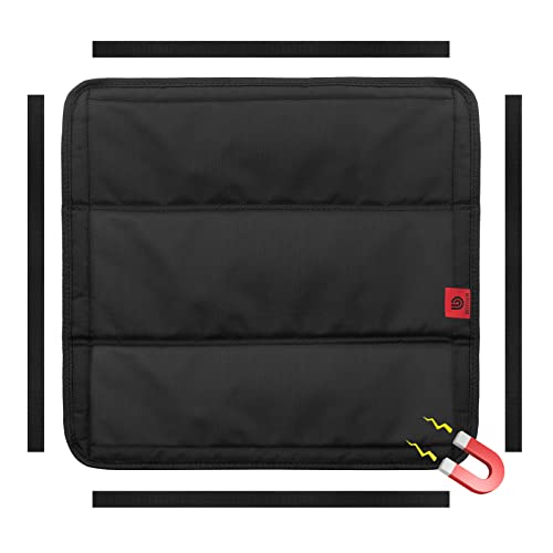 BOYISEN RV Skylight Window Shade -16 x16 inch RV Velcro Blackout Skylight Window Cover UV Protection Camper Trailer Vent Shade Waterpfoof Thickened Oxford Fabric