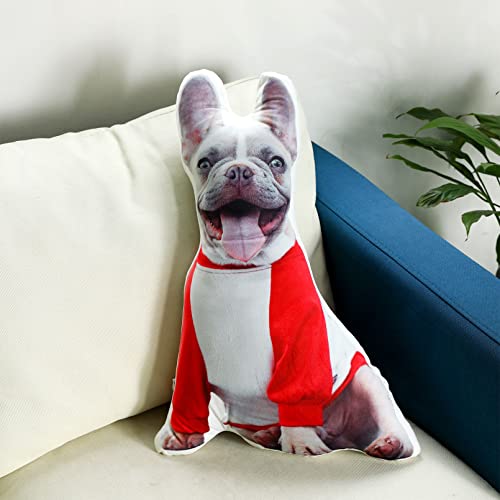 Custom4U Custom Pet Shaped Pillow with Pictures Personalized Funny Pillow Customized Photos Pet Pillow