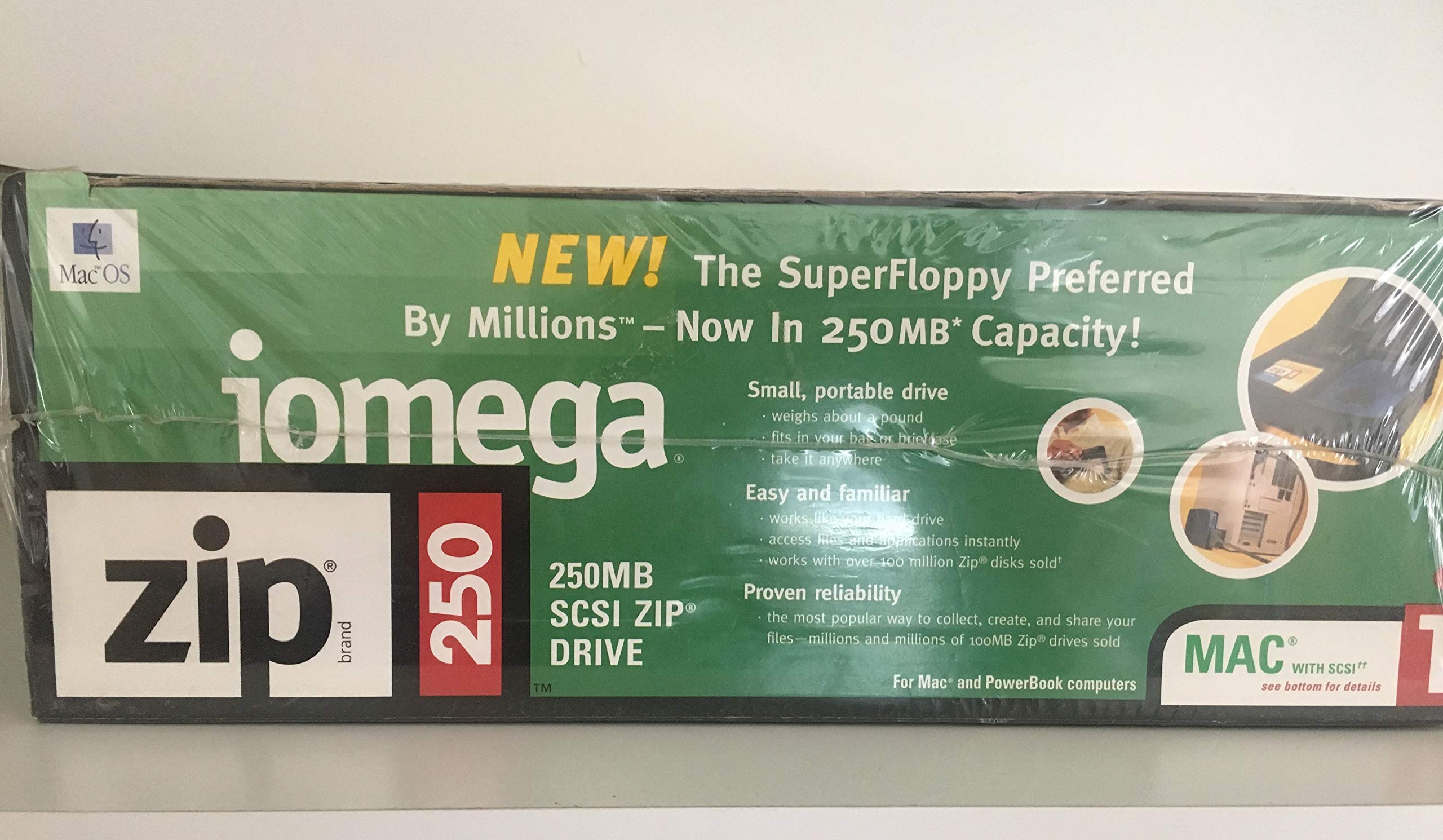 Iomega Zip 250MB SCSI External Drive (PC/Mac)