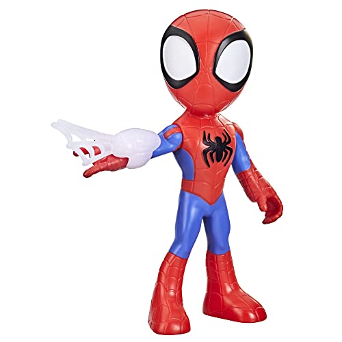 Marvel Spidey and His Amazing Friends Spiderman Action Figure with Web Shooter Accessory 22cm