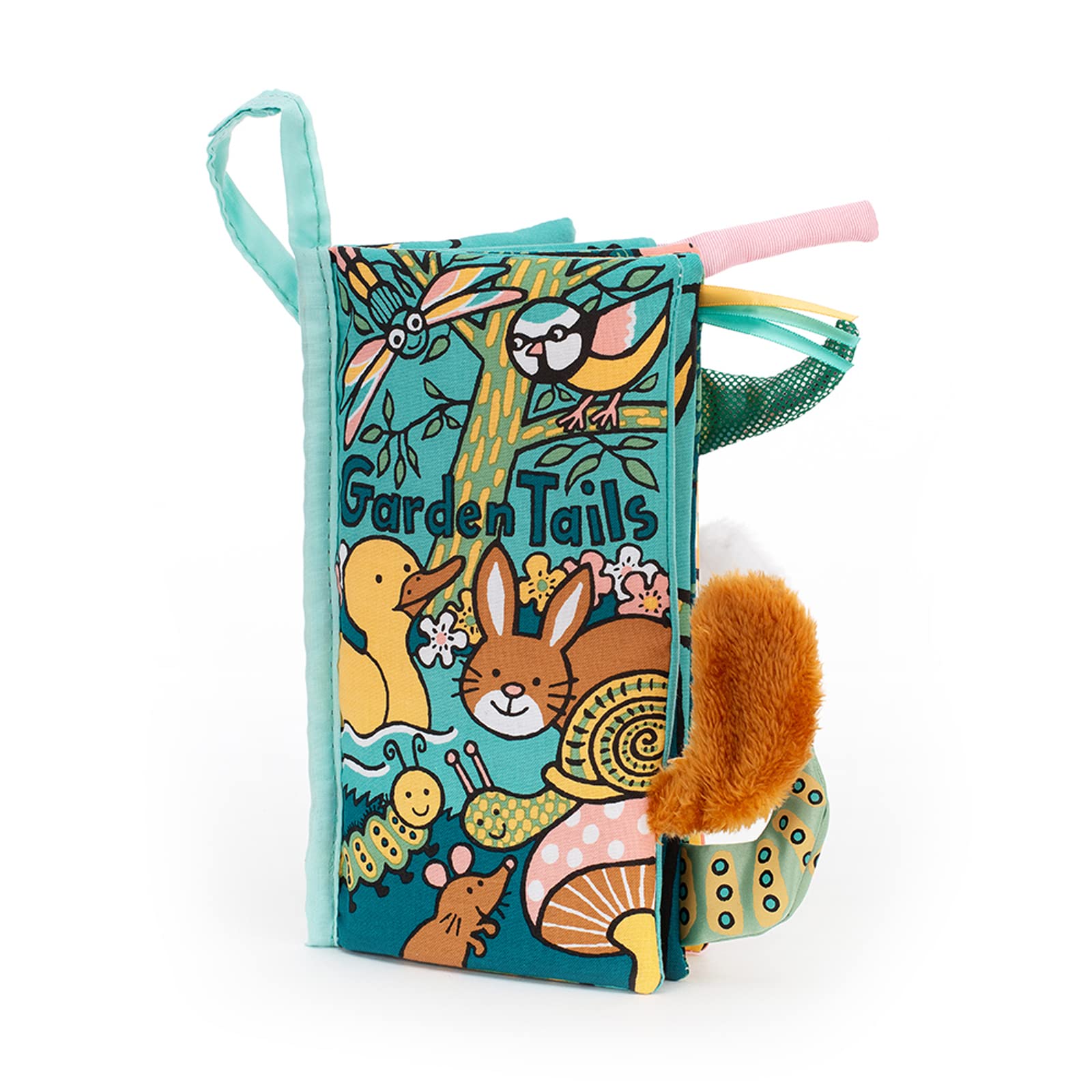 Jellycat Garden Tails: A Soft Activity Baby Book Children's Book | Baby Gift