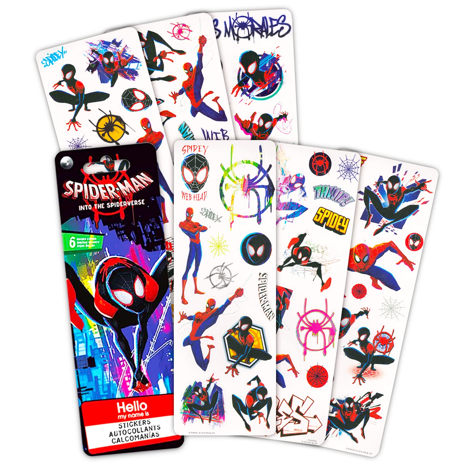 Marvel Store Spiderman Bop Bag for Kids - Bundle with Spiderman Punching Bag for Outdoor Play Plus Spiderman Stickers and More (Marvel Punching Bag for Kids)