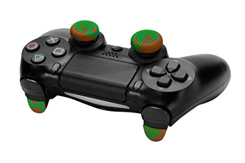 Gioteck TGMP - Thumb Grips for PS4 - Megapack Protection/Caps/Caps for Joystick PlayStation 4 - Non-Slip - Aid to Sight - PS4 Controller Protector (Pack of 4)