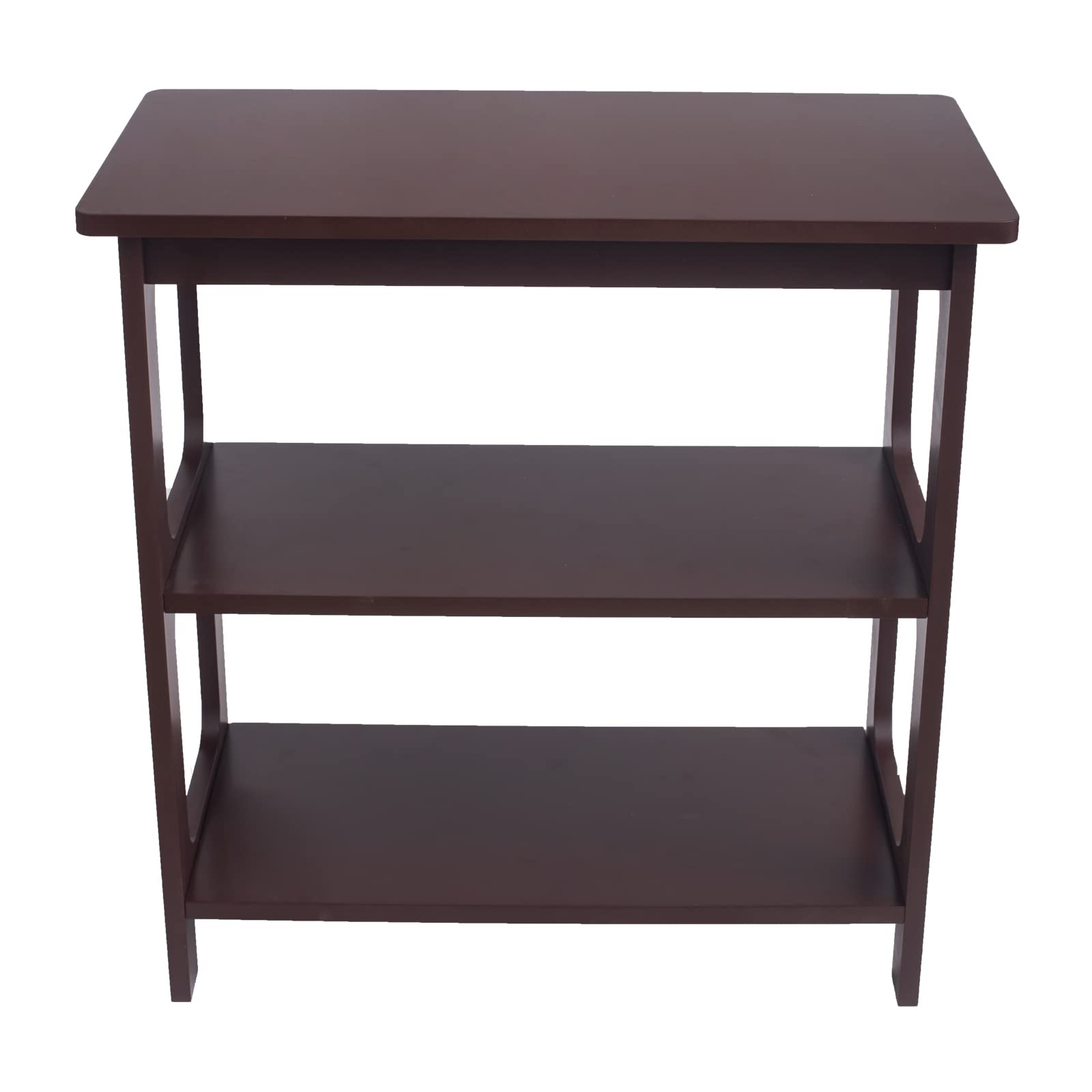 ARPHASLE Side Table, 3-Tier Narrow End Table, Slim Nightstand for Small Spaces, Hallway, Living Room, Bedroom 23.6”L x 11.8”D x 23.6”H