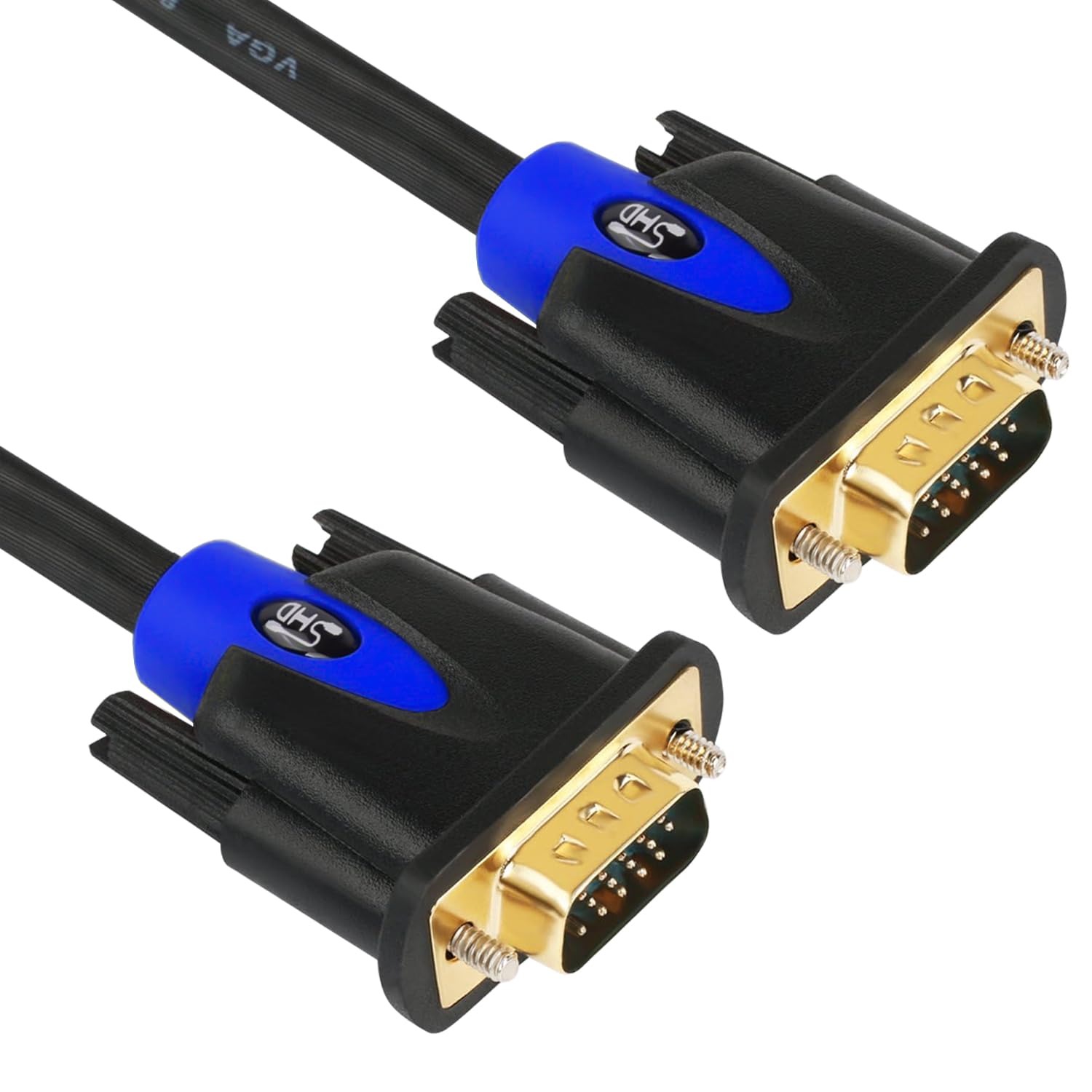 SHD VGA Cable, VGA to VGA HD15 Monitor Cable for PC Laptop TV Projector-15Feet