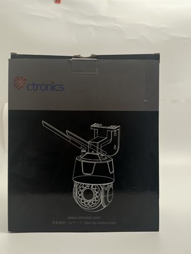 Ctronics 30X Optical Zoom 5MP Security Camera Outdoor WiFi 2.4/5GHZ, PTZ Camera Outdoor with Auto Scan/Track/Zoom, Human Detection, 492ft Night Vision, Sound Light Alarm, Two-Way Audio Metal/Cloud