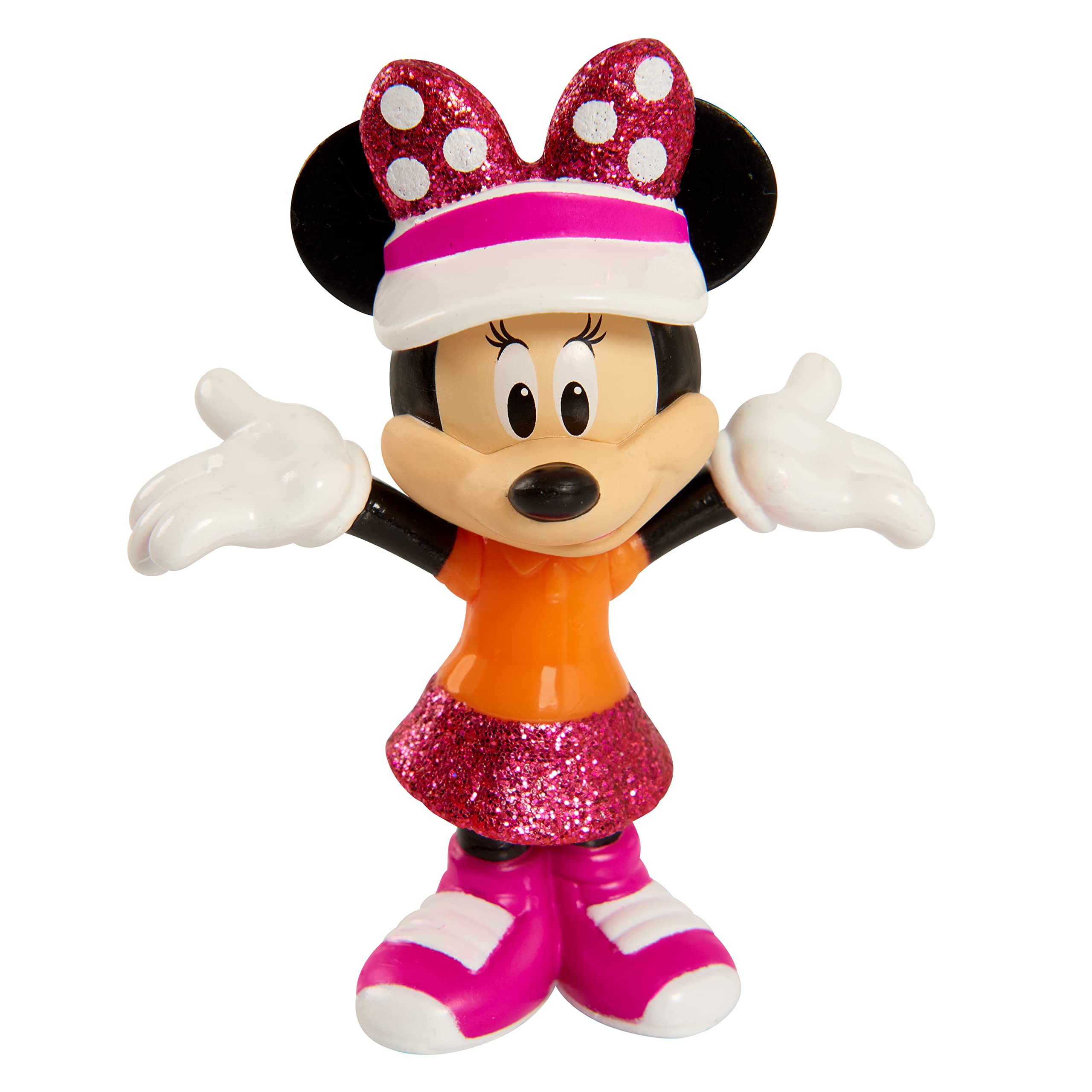 Disney Junior Minnie Mouse 3-inch Collectible Figure Set, 5 Piece Set, Officially Licensed Kids Toys for Ages 3 Up by Just Play