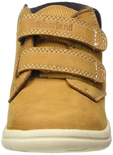 Timberland unisex child Toddle Tracks Hook & Loop Ankle Boot, Wheat Nubuck, 7 Toddler US