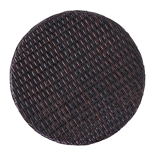 Christopher Knight Home Keaton Wicker Barrel Side Table, Multibrown 16.75 inches high x 17.5 inches wide 17.5 inches deep