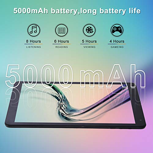 AWOW Tablet 10.1 inch Android Tablet, 1.5GHz Quad Core, 2GB RAM, 16GB ROM, 1280 x 800 HD IPS, 0.3MP & 2MP Camera, Android 10(Go Edition), 2.4G WiFi, Bluetooth 4.0, 5000mAh Battery Capacity