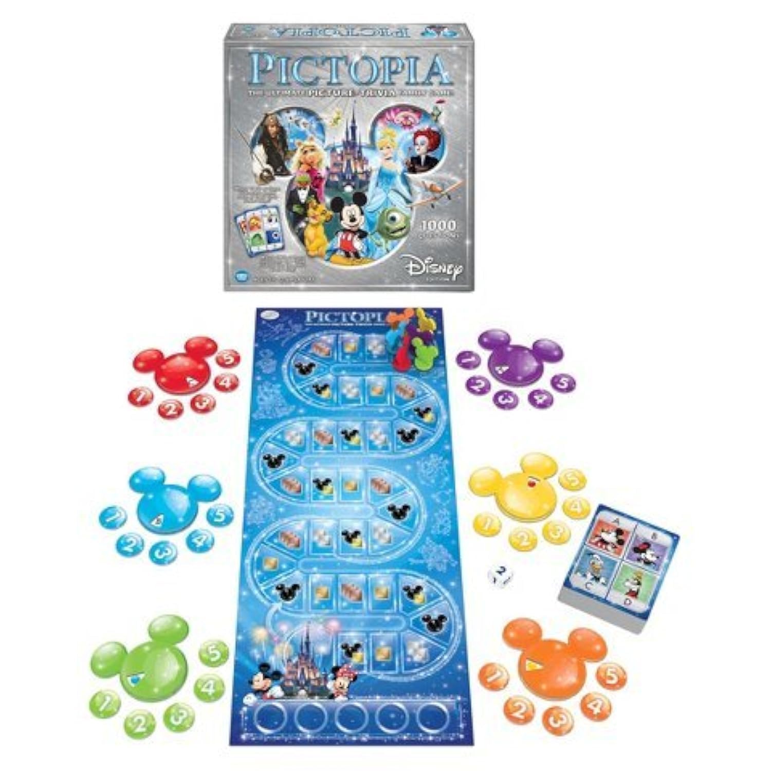 Disney New Pictopia Family Picture-Trivia Game
