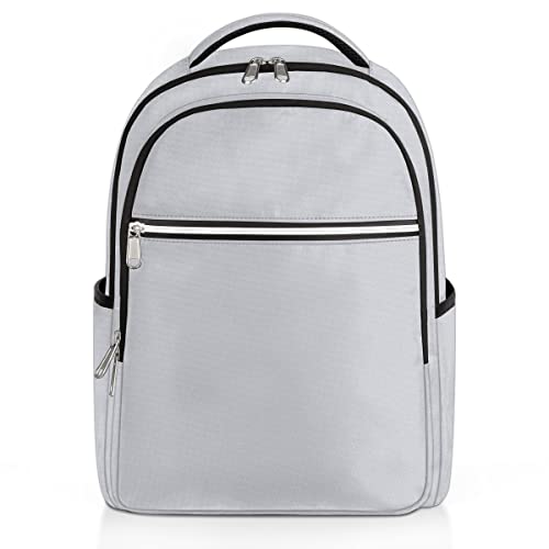 bisibuy St Patrick's Day Clover Leaves Travel Laptop Backpack, 16.1 Inches Computer Backpack, Durable Water-Repellent Travel Backpack for Business College Women Men Gift