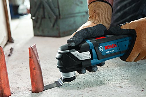 BOSCH Power Tools Oscillating Saw - GOP40-30C – StarlockPlus 4.0 Amp Oscillating MultiTool Kit Oscillating Tool Kit Has No-touch Blade-Change System, 32 Accessories and Case