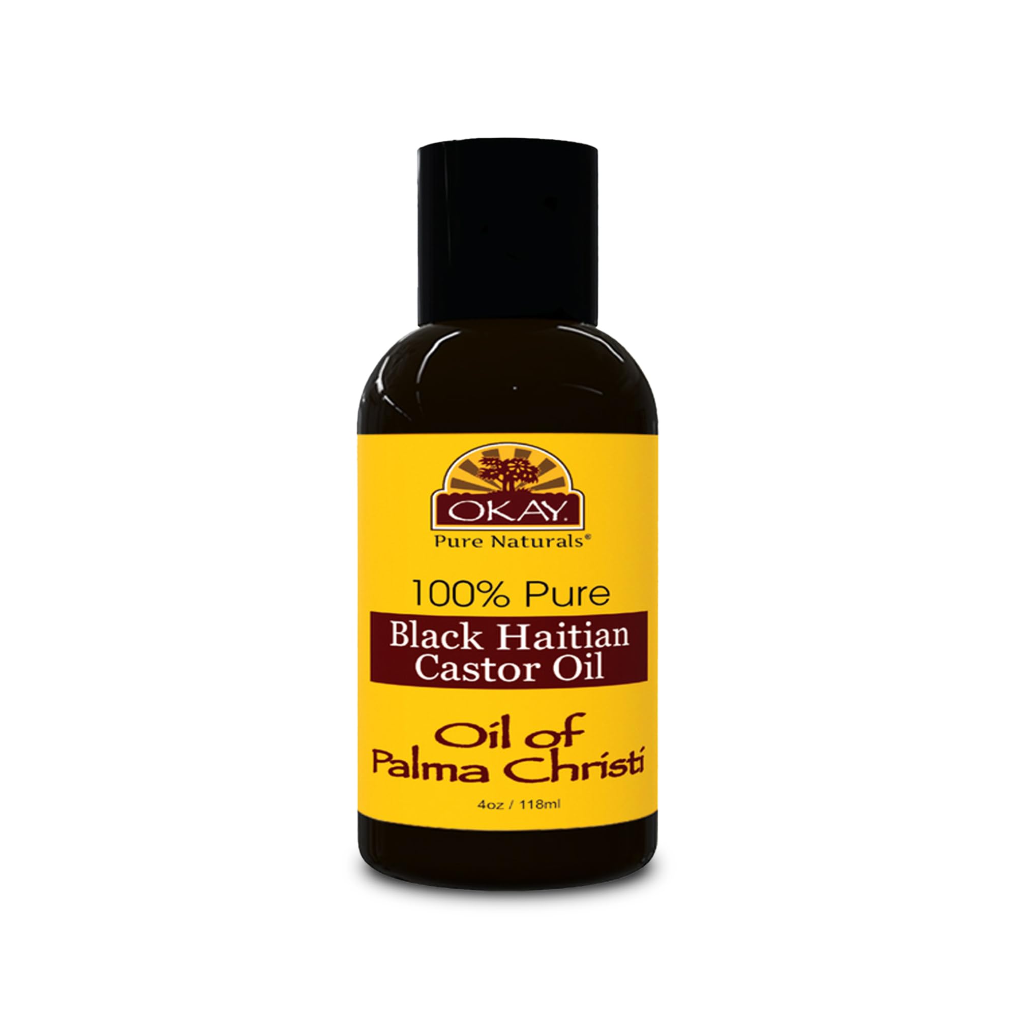 OKAY BLACK HAITIAN CASTOR OIL 4oz / 118ml