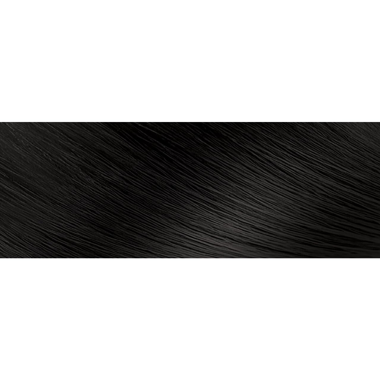 Moisture Rich Liquid Hair Color by Creme of Nature, C10 Jet Black, with Shea Butter Conditioner, 1 Application