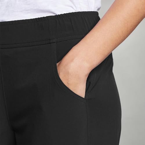 Eddie Bauer Women's Departure Ankle Pants, Black, Large