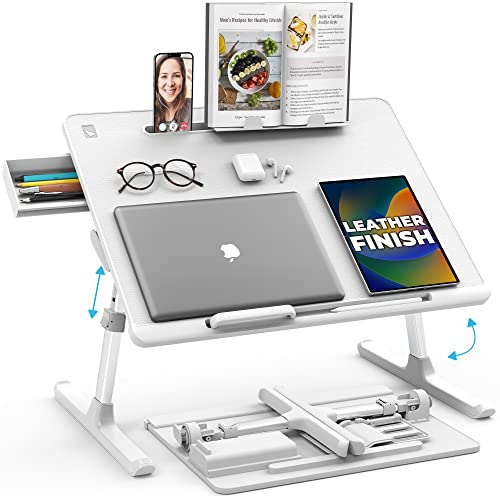 Cooper Desk PRO Adjustable Laptop Table, Bed Desk for Laptop, Desk for Bed, Lap Desk for Laptop, Adjustable Lap Desk for Bed, Portable Desk, Laptop Stand for Bed Floor Desk