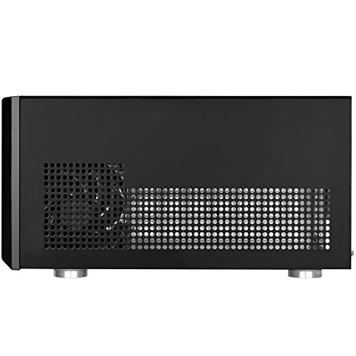 Silverstone Tek Micro-ATX, Mini-DTX, Mini-ITX Small Form Factor Computer Case, Compatible with ATX PSU Cases SG11B