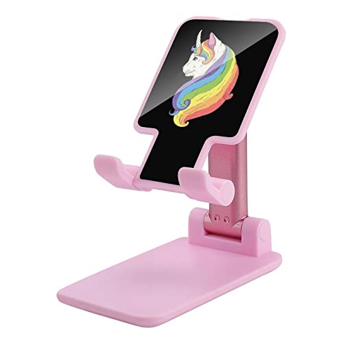 Cat Unicorn Foldable Desktop Cell Phone Holder Portable Adjustable Stand for Travel Desk Accessories