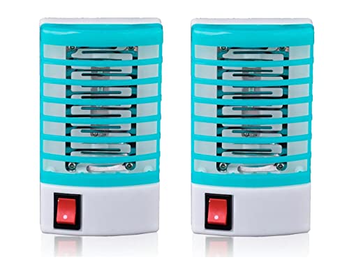 Bug Zapper, Fruit Flies Trap, Electric Mosquito & Fly Zappers/Killer - Insect Attractant Trap Powerful Little Gnats, Hangable Mosquito Lamp for Home, Indoor, Outdoor, Patio (Blue)