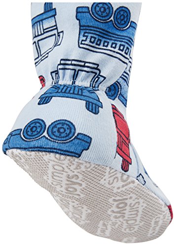 Simple Joys by Carter's Baby Boys' Snug-Fit Footed Cotton Pajamas, Pack of 3, Dinosaur/Firetruck/Animal, 12 Months