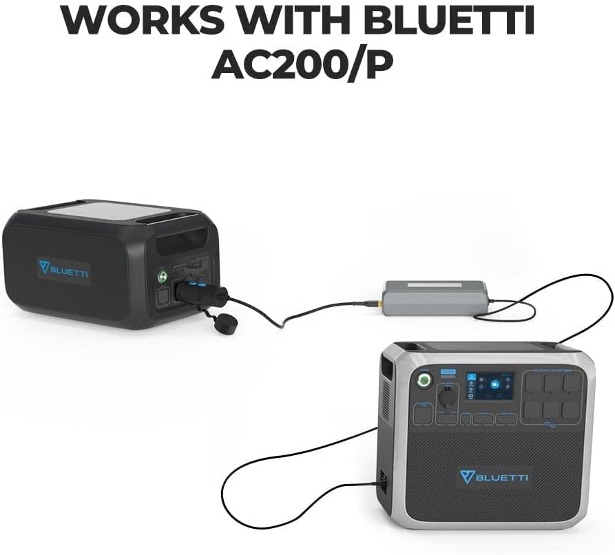 BLUETTI DC Charging Enhancer D050S 500W, Compatible with BLUETTI Power Station EB150/EB240/AC200/AC200P/AC200MAX& Battery Pack B230/B300