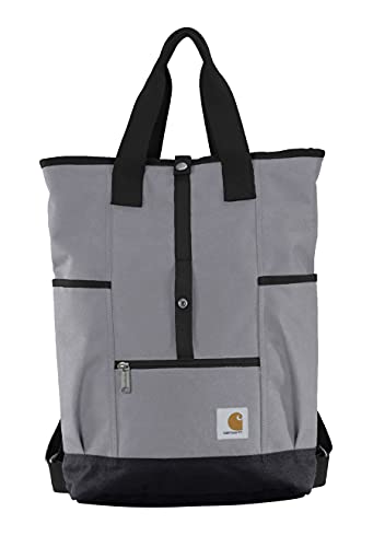 Carhartt Women's Legacy Hybrid Convertible Backpack Tote Bag, Grey, One Size