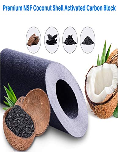 CFS β 4 Pack Activated Carbon Block Water Filter Cartridges Compatible with Rainsoft 21179 Model β Removes Bad Taste & Odor β Whole House Replacement Filter Cartridge β Universal 10" Filter Cartridge
