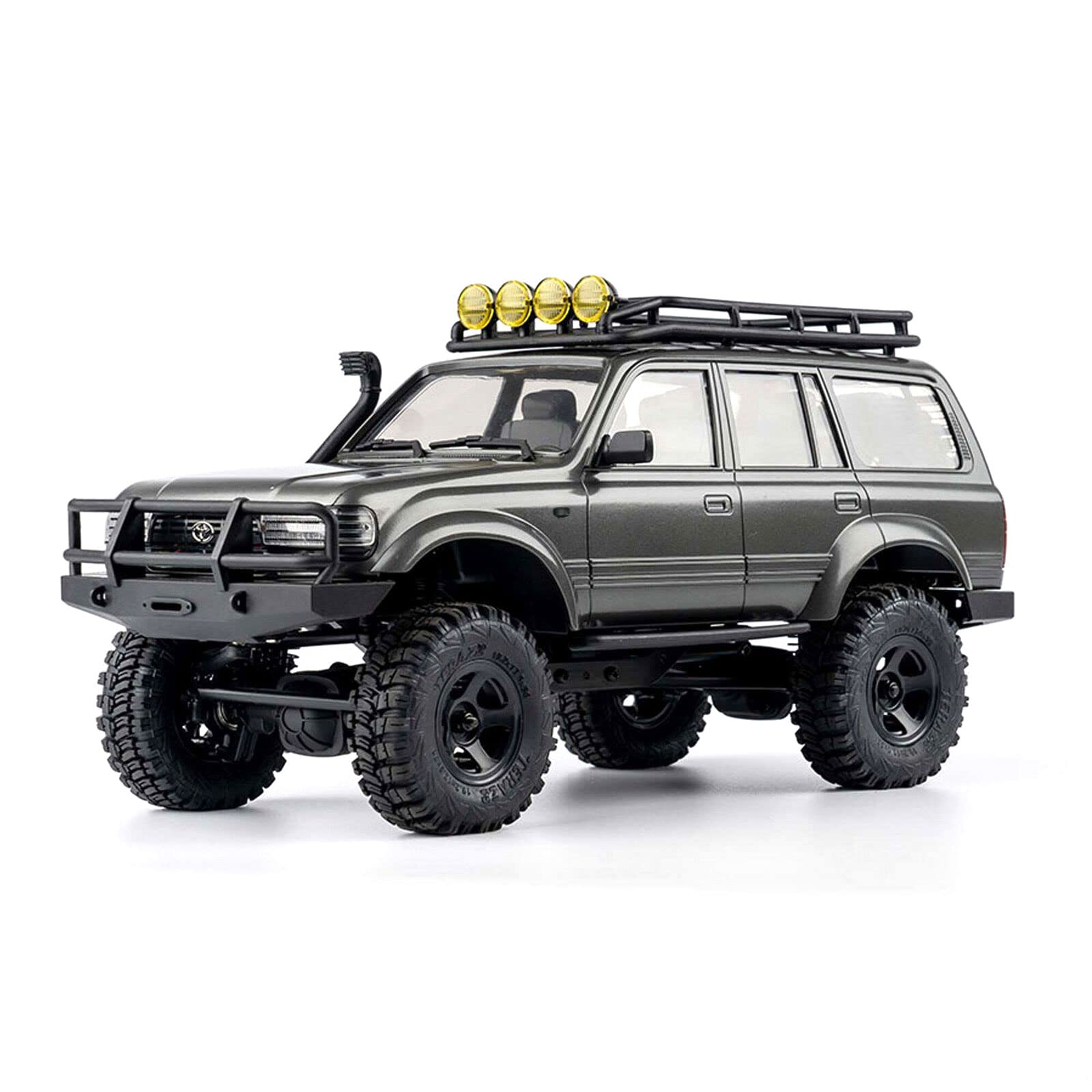 Fms FCX18 1/18 Land Cruiser RC Rock Crawler Scale Katana Toyota RC Car 2.4Ghz 4WD Off-Road Waterproof RC Trucks Vehicle RTR All Terrains Hobby Grade Climbing Car for Boys Adults