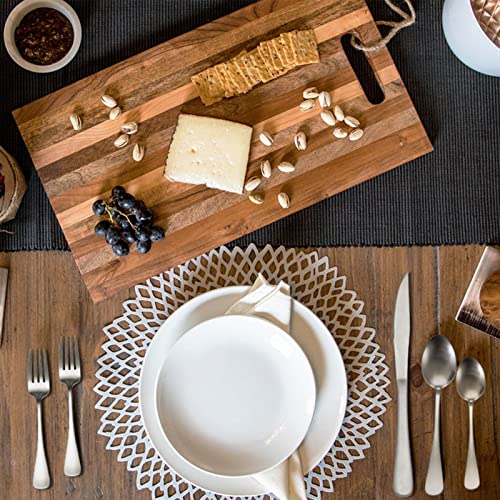 DAFU Stainless Steel Dinner Knives Silverware Cutlery Table Knives Mirror Polished Dishwasher Safe - Pack of 12 (Silver 9 Inches)