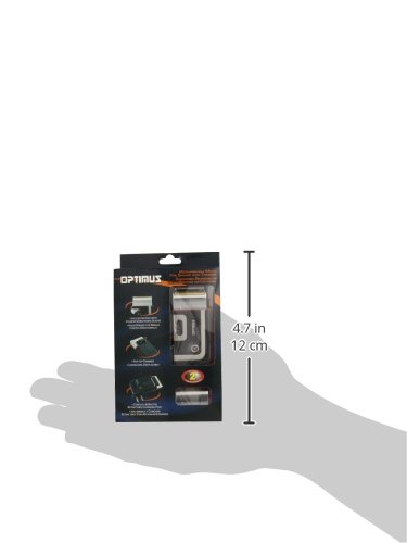 Optimus 50015 Rechargeable Pocket Palm Shaver, Black