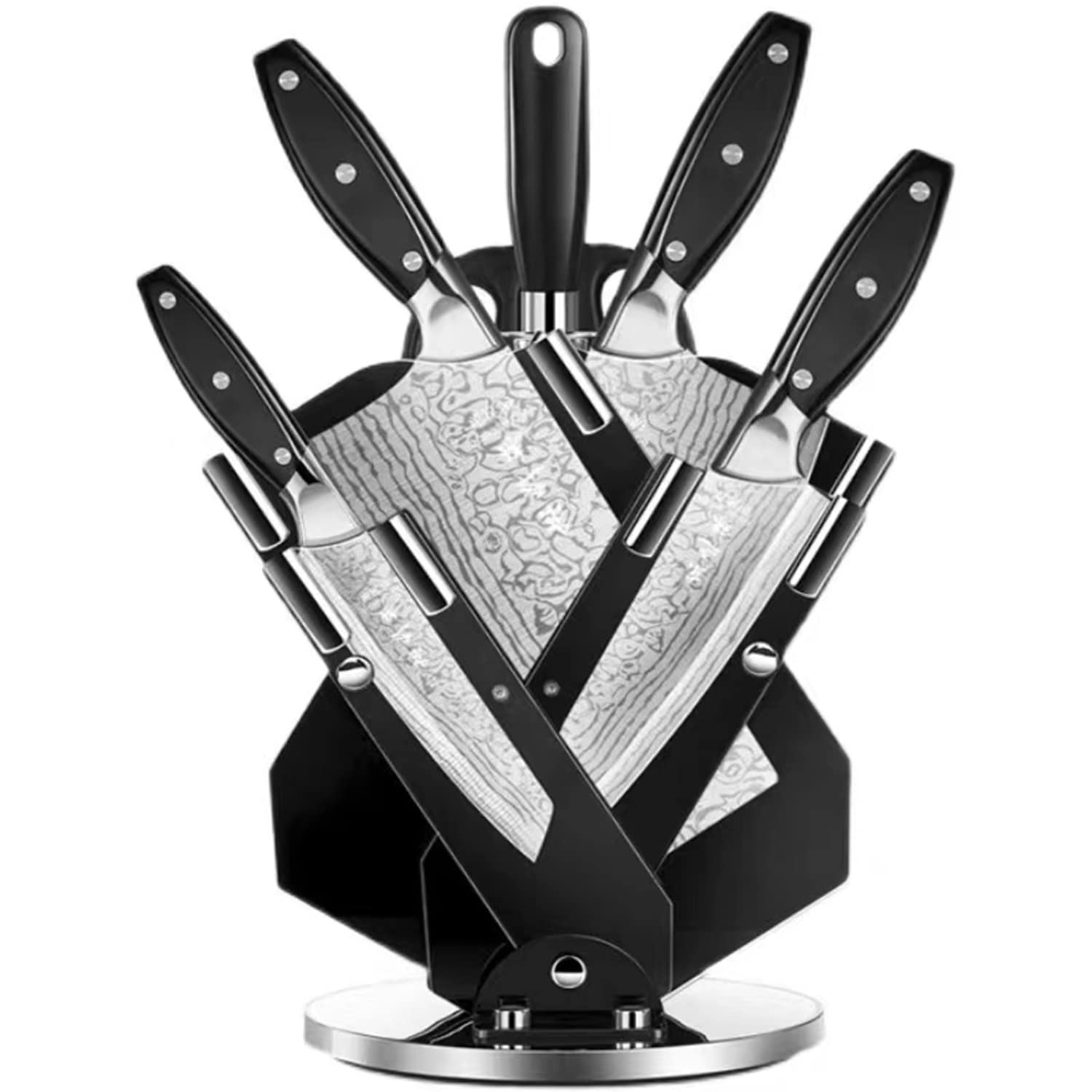 Damascus Knife Set