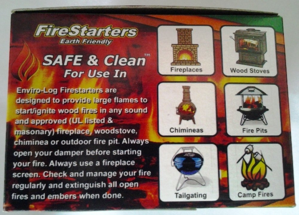 Fire Starter,Cup,8 Count by Enviro-Log