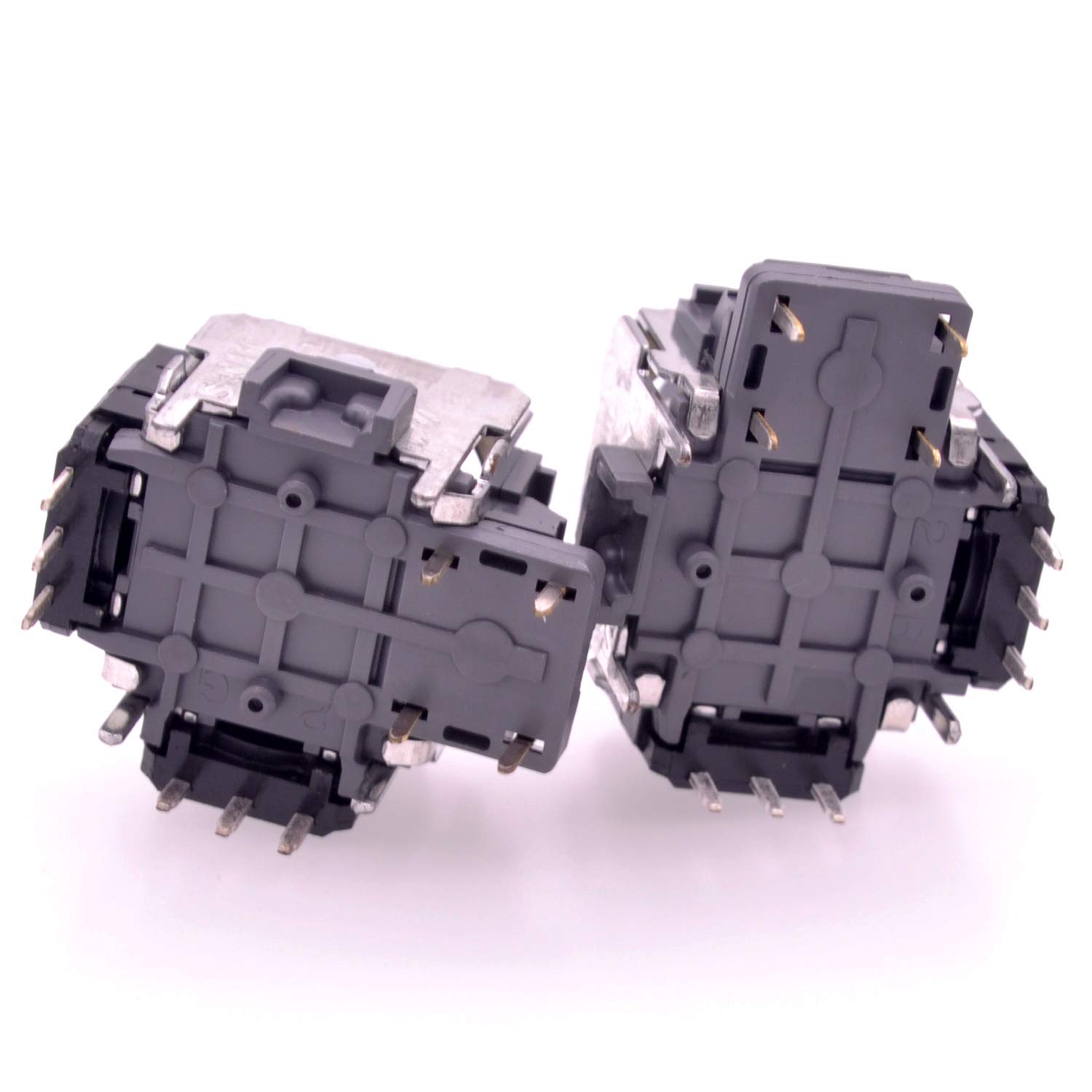 Deal4GO 2 Pack Original 3D Analog Stick Joystick Module Thumbstick Replacement for PS4 DualShock 4 Controller Grey