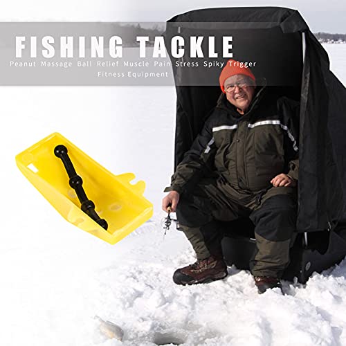 Awakingdemi Ice Drill Fishing Hand Spiral Drill for Winter Fishing Power Head Protective Cover Adapter Ice Hole Drill Blade Protect Fish Accessories