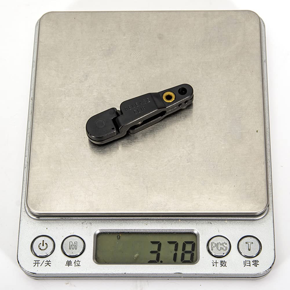 Awakingdemi Plastic Padded Snap Weight Line Leader Release Clip Quick Buckle Grip Clamp Controller Fishing Tackles Tools