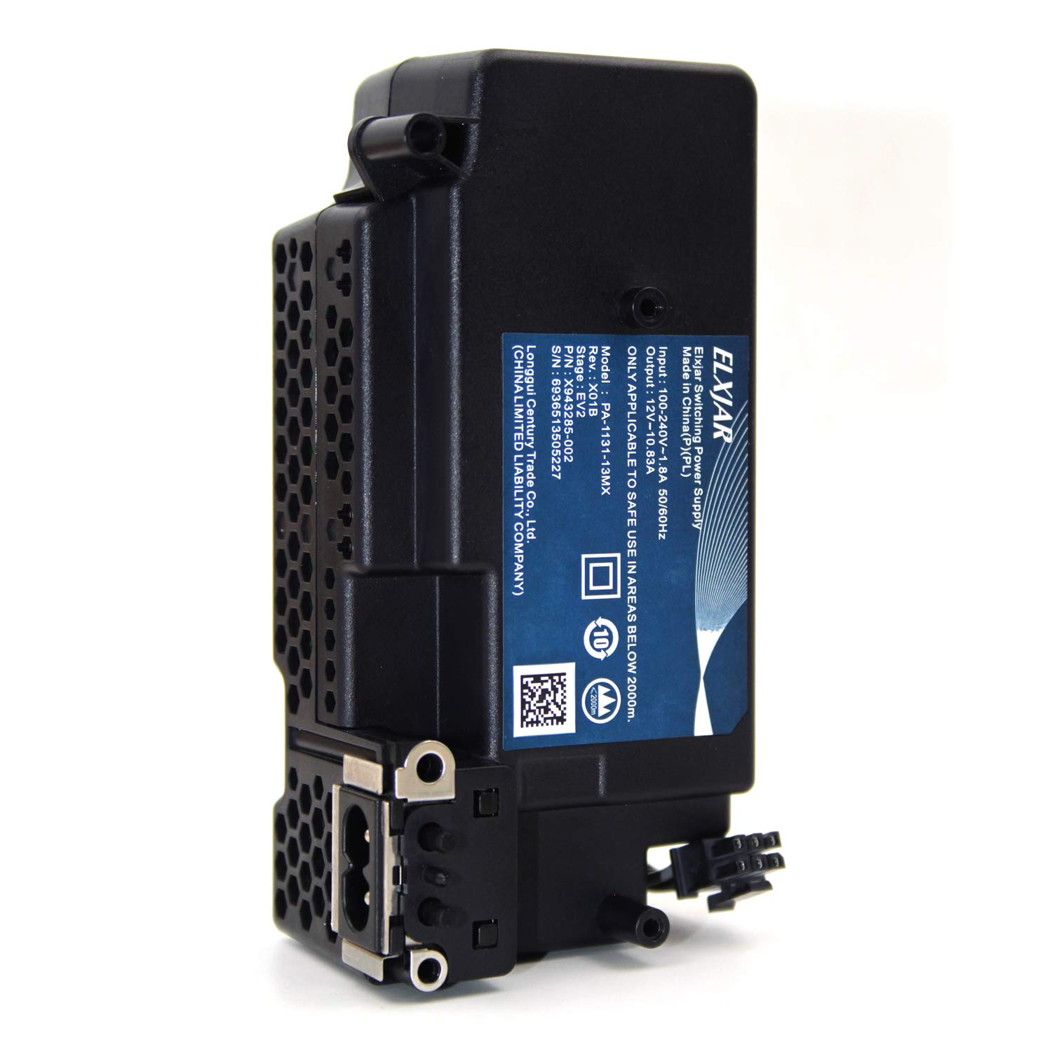 elxjar New Replacement Internal Power Supply AC Adapter Brick PA-1131-13MX N15-120P1A for Xbox One S (Slim) 1681 Part Number: X943284-004 X943285-005 X943285-004