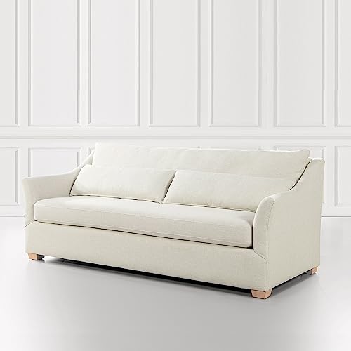 Jennifer Taylor Home Ada 83" Flared Arm Contemporary Sofa with Lumbar Pillows