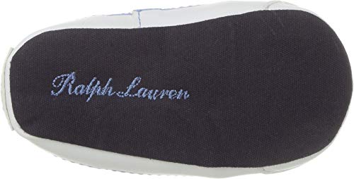 Polo Ralph Lauren Kids Unisex-Baby Bal Harbour Repeat Crib Shoe, Navy, 2 M US Infant