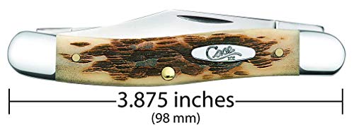 CASE XX WR Folding Pocket Knife 3 Blade Stockman 3 7/8 Inches Closed (Amber Bone)
